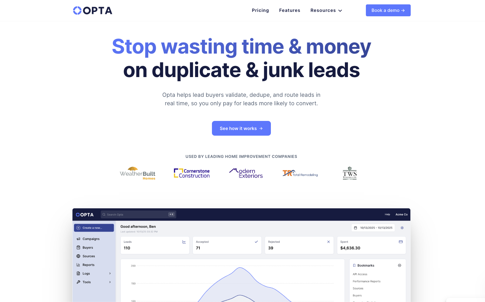 Opta Pricing | For Home Improvement